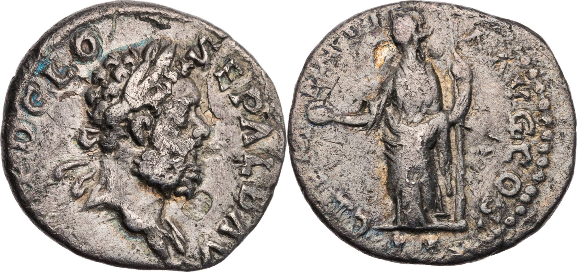 Römische Kaiserzeit Denar 195-197 n. Chr. Clodius Albinus Augustus ...