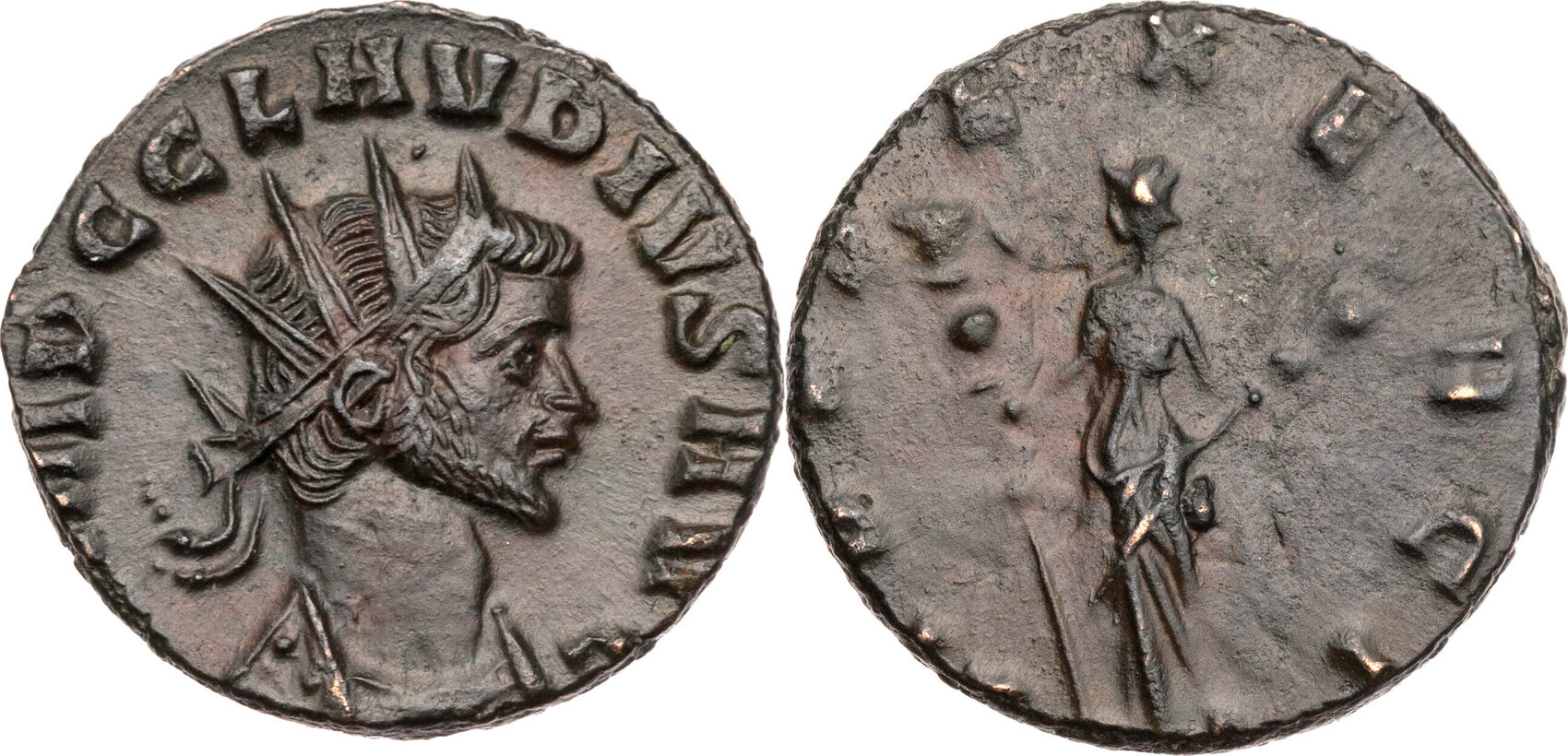 Römische Kaiserzeit Antoninian 268-269 n. Chr. Claudius II. Gothicus ...
