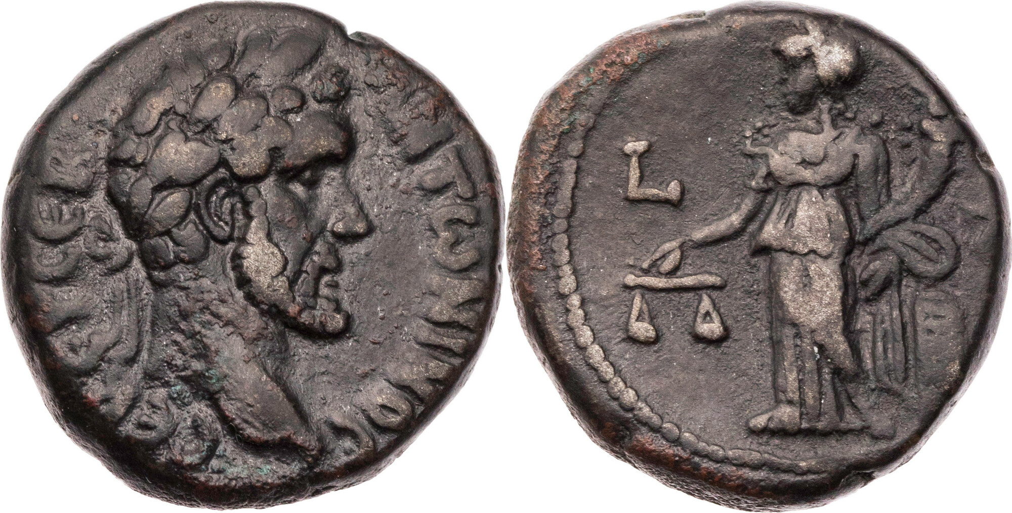 Ägypten Tetradrachme 143/144 n. Chr. Alexandria, Antoninus Pius, Jahr 7 ...