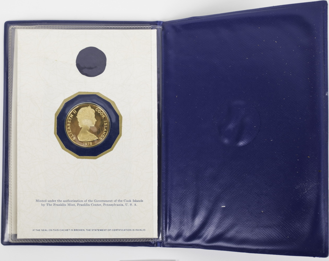 Cook Inseln 200 Dollars 1978 Bicentennial of the discovery of Hawaii by ...