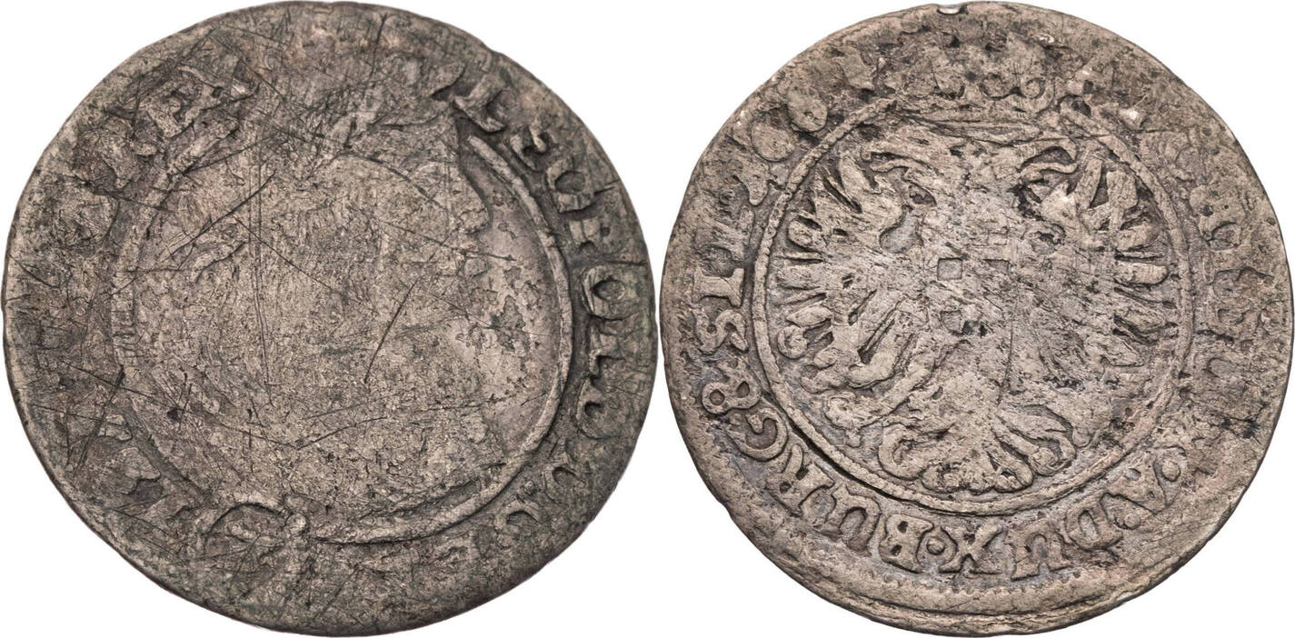 RDR, Habsburg 3 Kreuzer 1661 Leopold I. (1658-1705), Kaiser F | MA-Shops