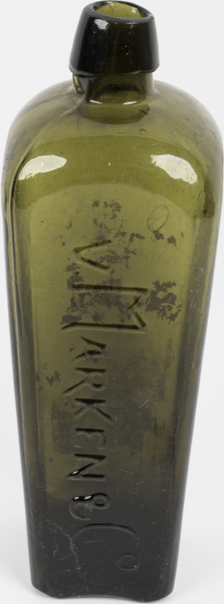 Nigeria Flaschengeld o.J. Grüne Ginflasche mit Aufschrift: V MARKEN ...