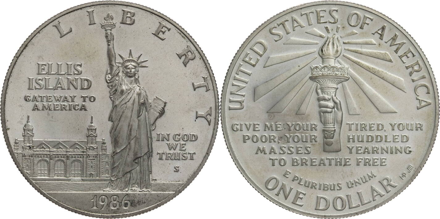 USA 1 Dollar 1986 S Statue of Liberty Proof | MA-Shops