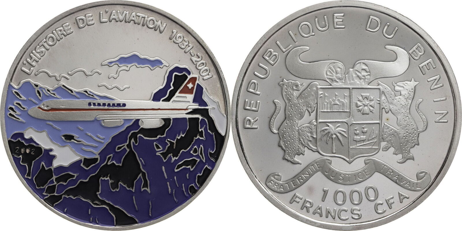 Benin 1000 CFA Francs 2002 Convair 990 Coronado - History of Aviation ...