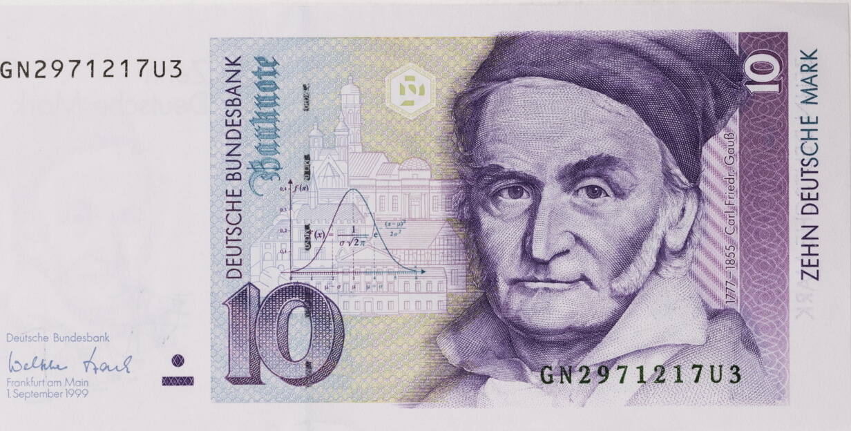 Deutschland, BRD 10 Mark 1.9.1999 Banknote - Gauß AU- | MA-Shops
