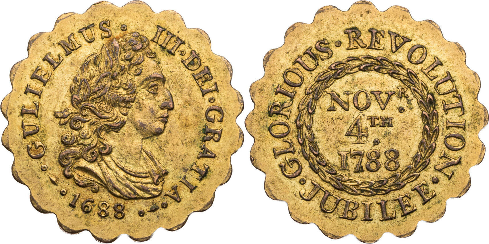 Großbritannien Token 1788 100 years glorious revolution VF-EF | MA-Shops