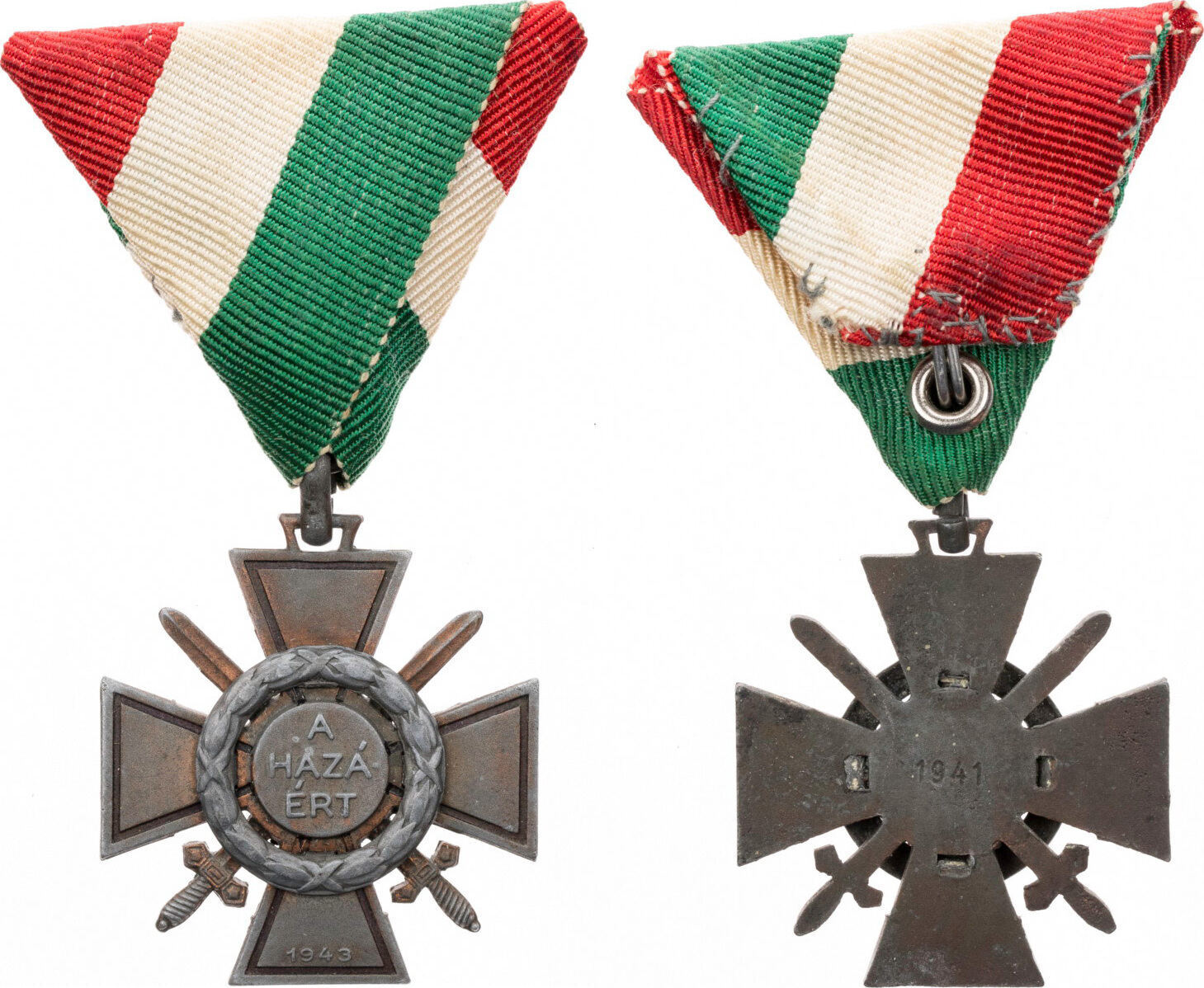 Ungarn, Königreich Orden 1943 Fire Cross (Frontline Combat Cross) VF ...