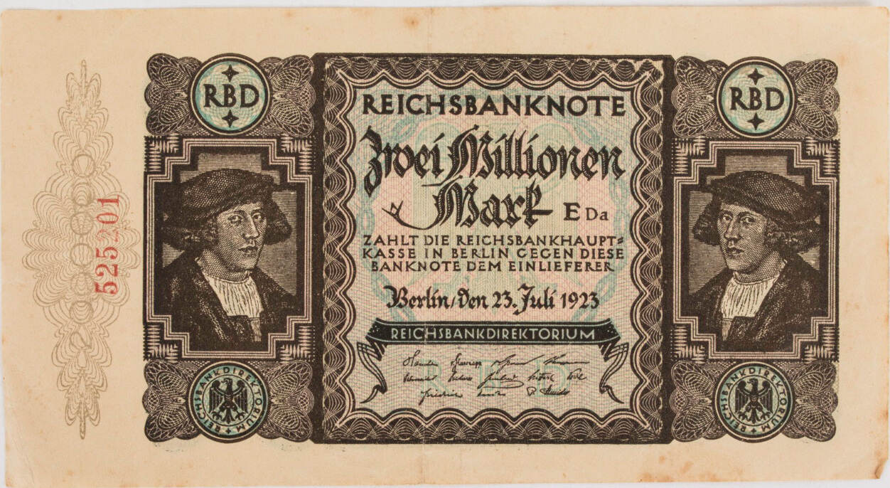 Deutschland, Weimarer Republik 2000000 Mark 23.7.1923 Banknote zu Zwei ...