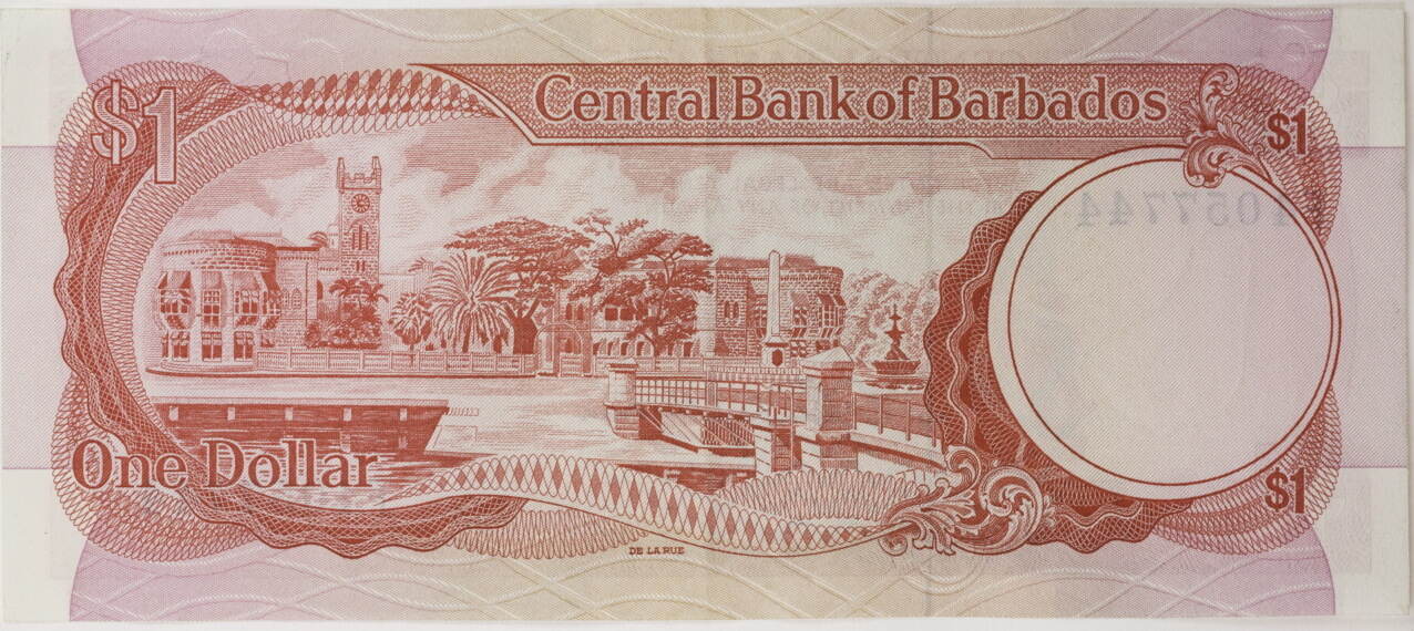 Barbados 1 Dollar o.J. (1973) Banknote - Samuel Jackman Prescod EF | MA ...