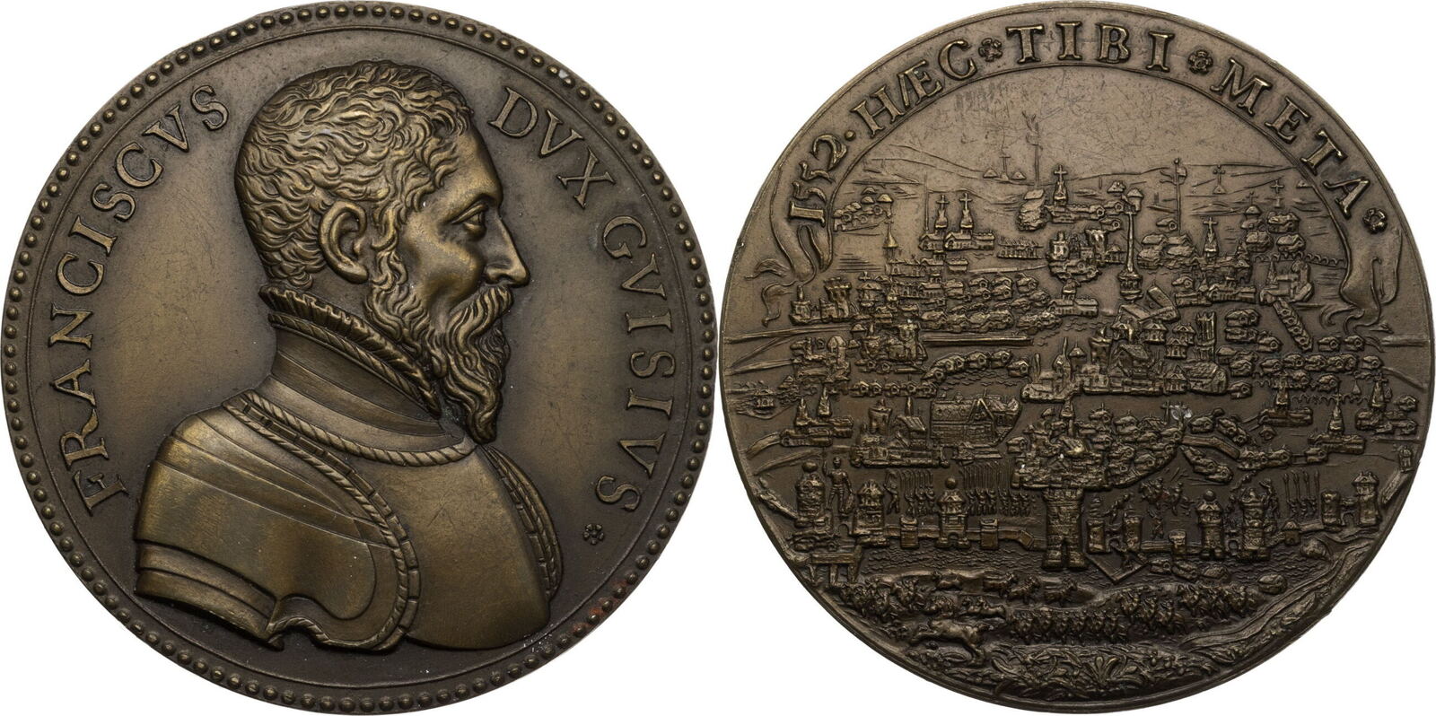 Frankreich, Königreich Medaille o.J. Franz von Guise - Die Belagerung ...