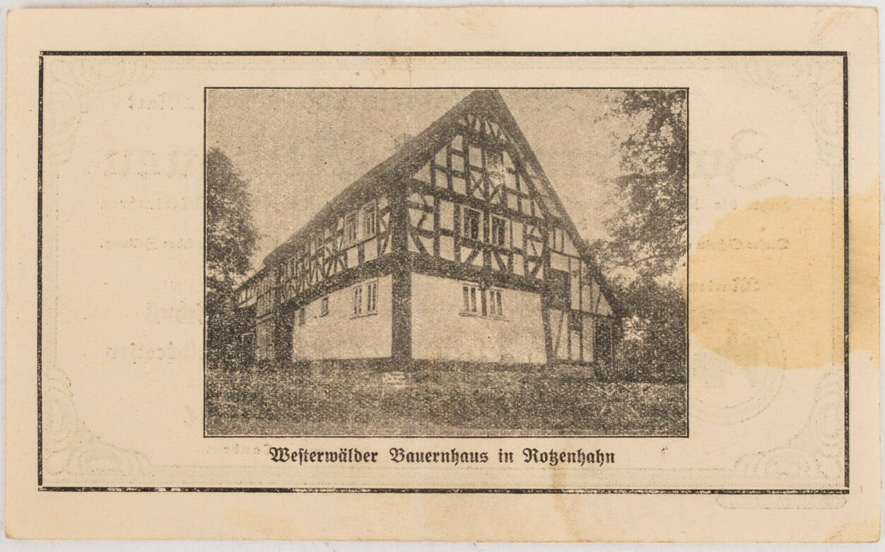 Oberwesterwaldkreis (Hessen-Nassau), Marienberg 2000000 Mark 5.10.1923 ...