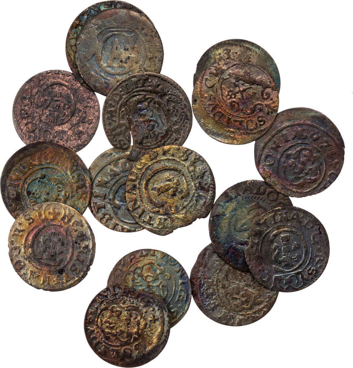 Schweden, Baltikum 16 x 1 Schilling (Solidus) 1611-1653 Gustav II ...