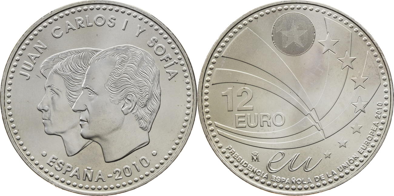 Spanien 12 Euro 2010 Spanish Presidency of the European Union. UNC | MA ...