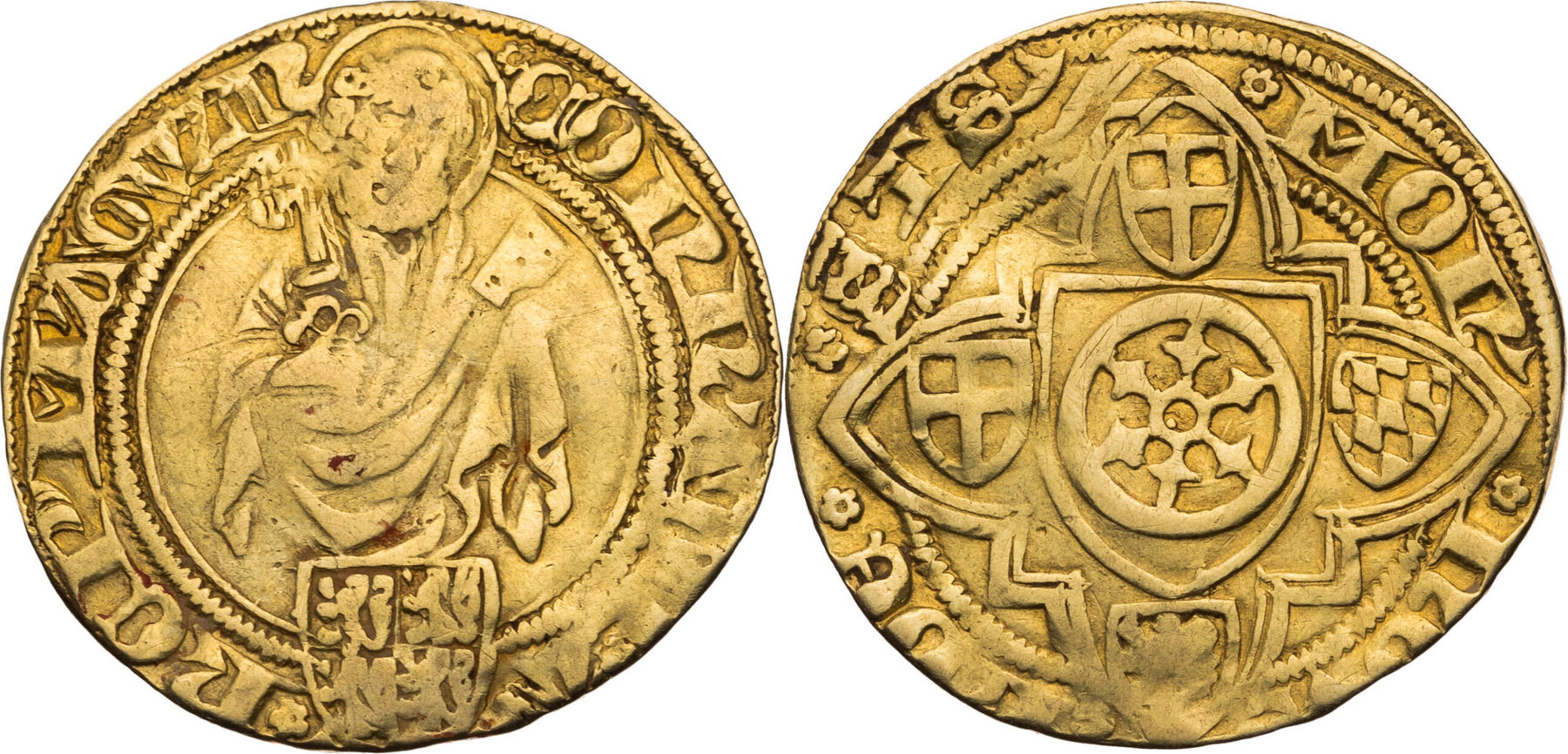 Mainz, Erzbistum Goldgulden o. J. (1420/1421) Konrad III. von Dhaun ...