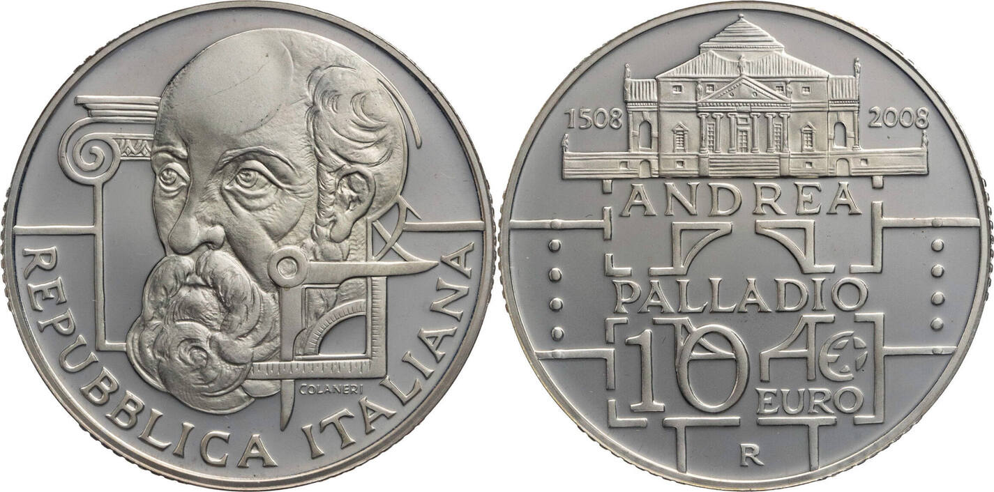 Italien, Republik 10 Euro 2008 R Europe Star Programme (5th issue ...