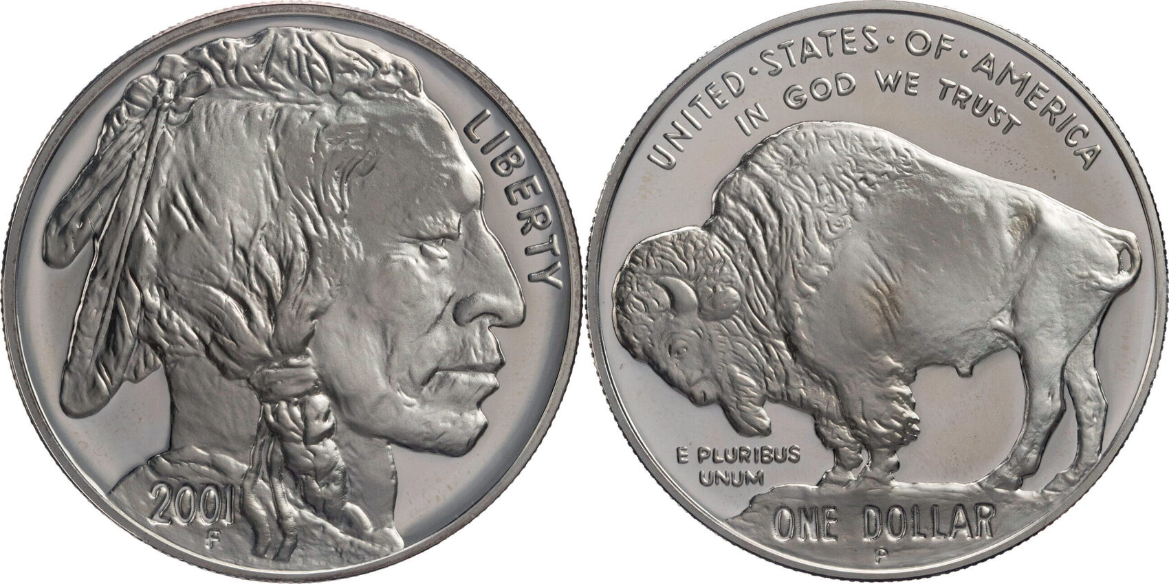 USA 1 Dollar 2001 P American Buffalo - National Museum of the American ...