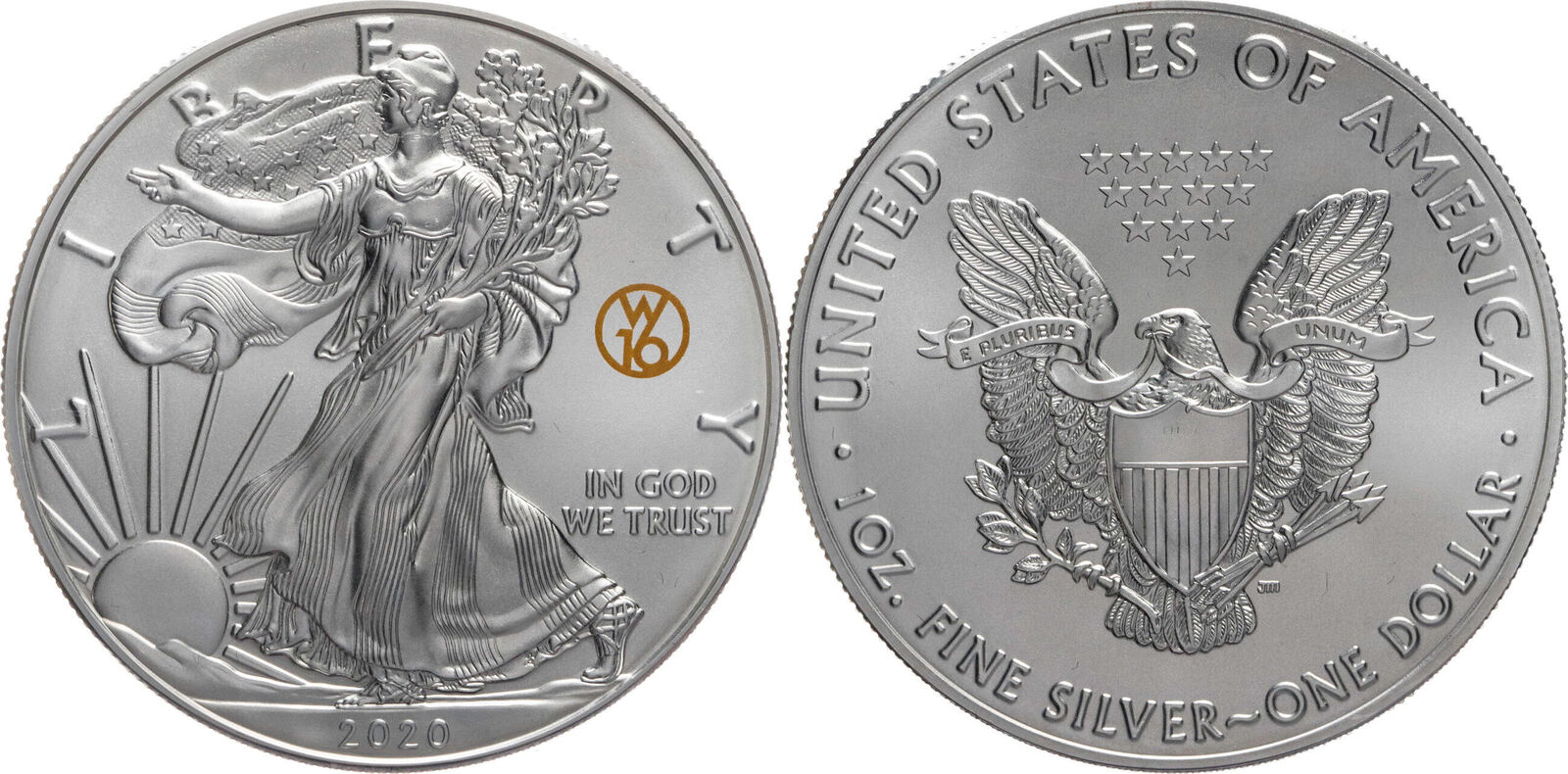 USA 1 Dollar 2020 American Silver Eagle - Kursmünze (1986-) UNC | MA-Shops