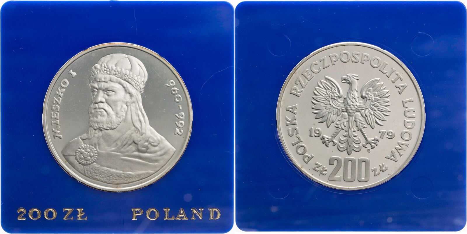 Polen 200 Zloty 1979 Polish Rulers Series - Duke Mieszko I PP- (in ...
