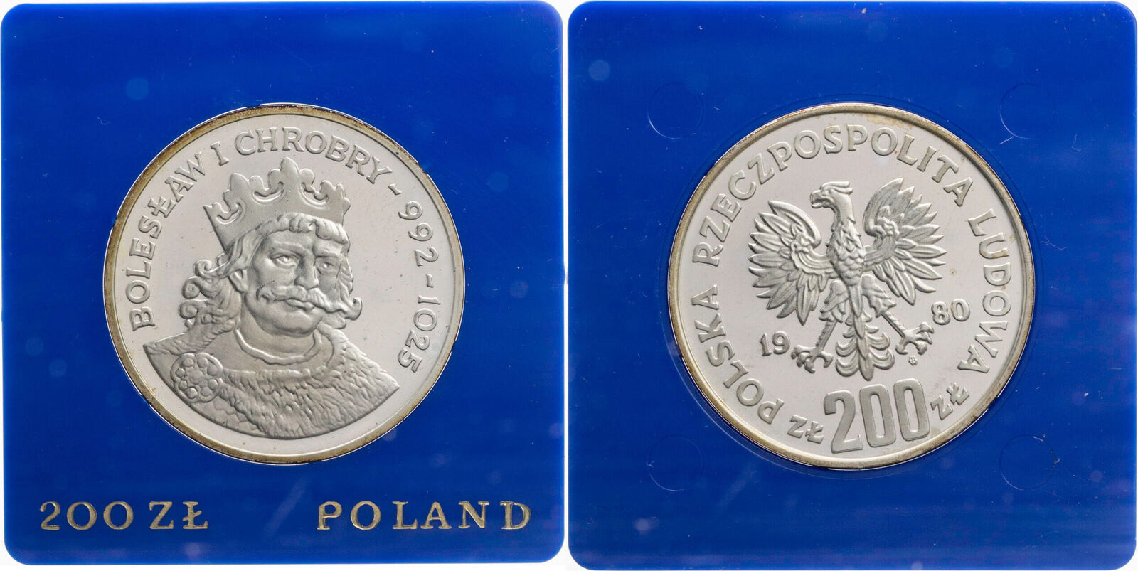 Polen 200 Zloty 1980 Polish Rulers Series - Bolesław I Chrobry PP- (in ...