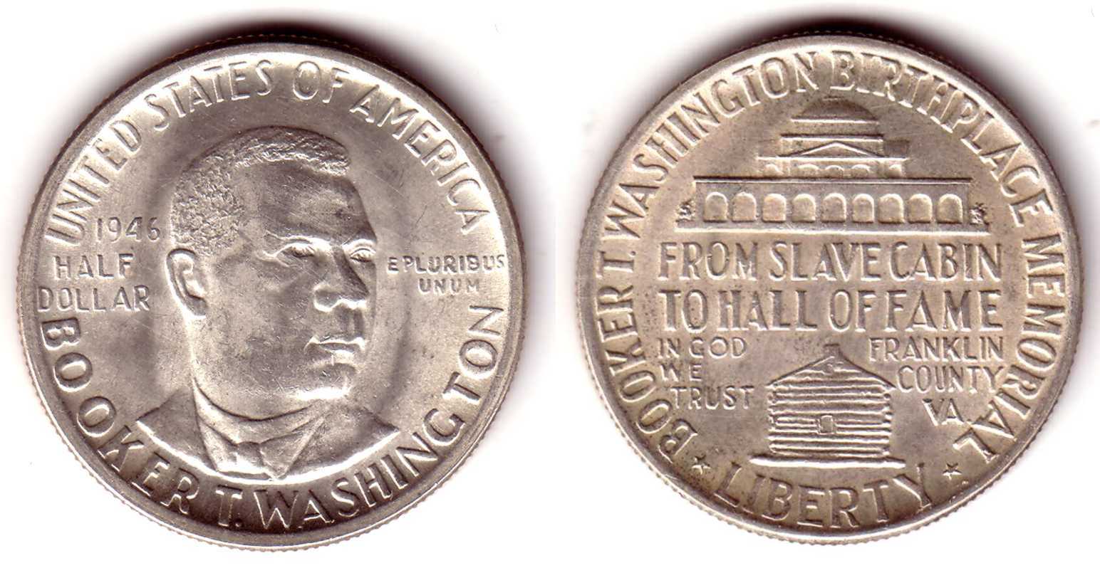 USA 1/2 Dollar 1946 Booker T. Washington UNC | MA-Shops