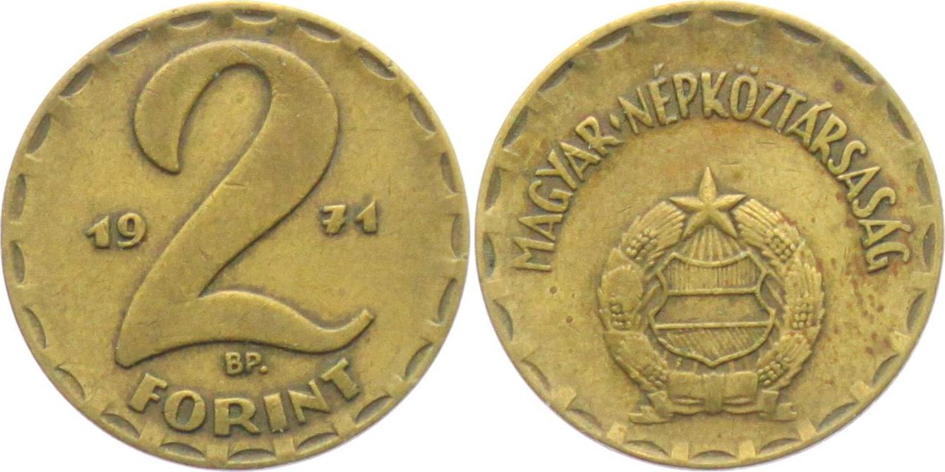 Ungarn 1971 BP 2 Forint EF | MA-Shops