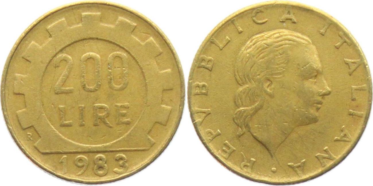 Italien 1983 200 Lire VF | MA-Shops