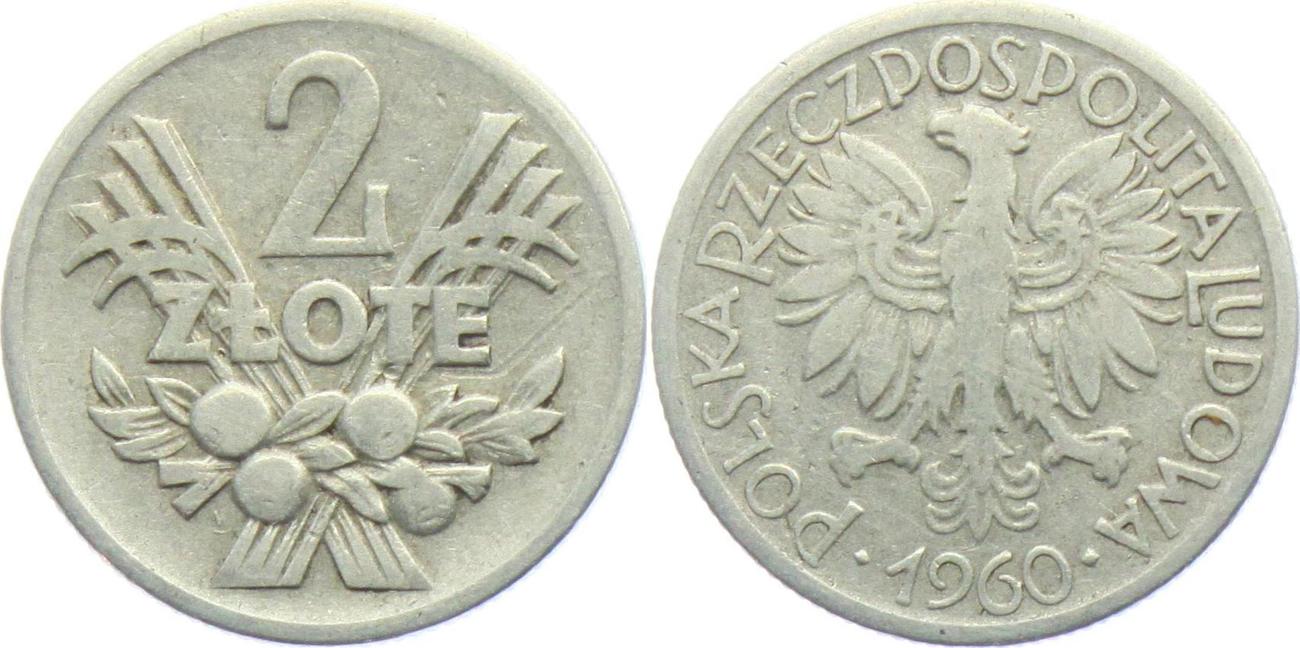 Polen 1960 2 Zlote VF | MA-Shops