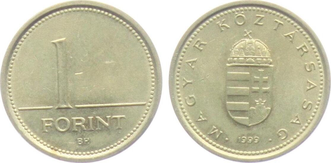 Ungarn 1 Forint 1999 Wappen unc. | MA-Shops