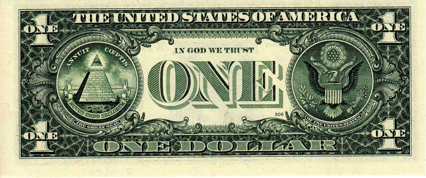 Banknote - USA - Serie 1995 K - 1 Dollar - Washington - Kennb. K ...