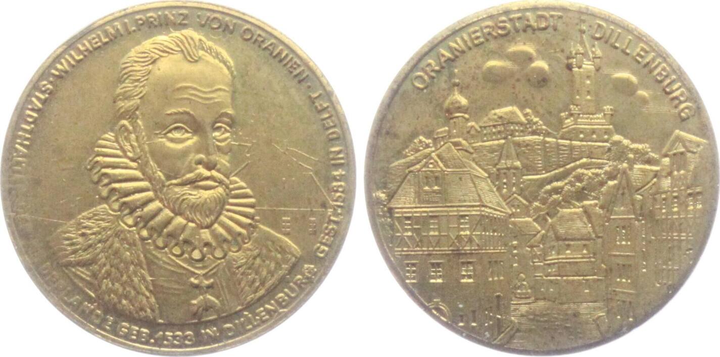 Dillenburg / Dillkreis Medaille ohne Jahr Oranienstadt Dillenburg ...