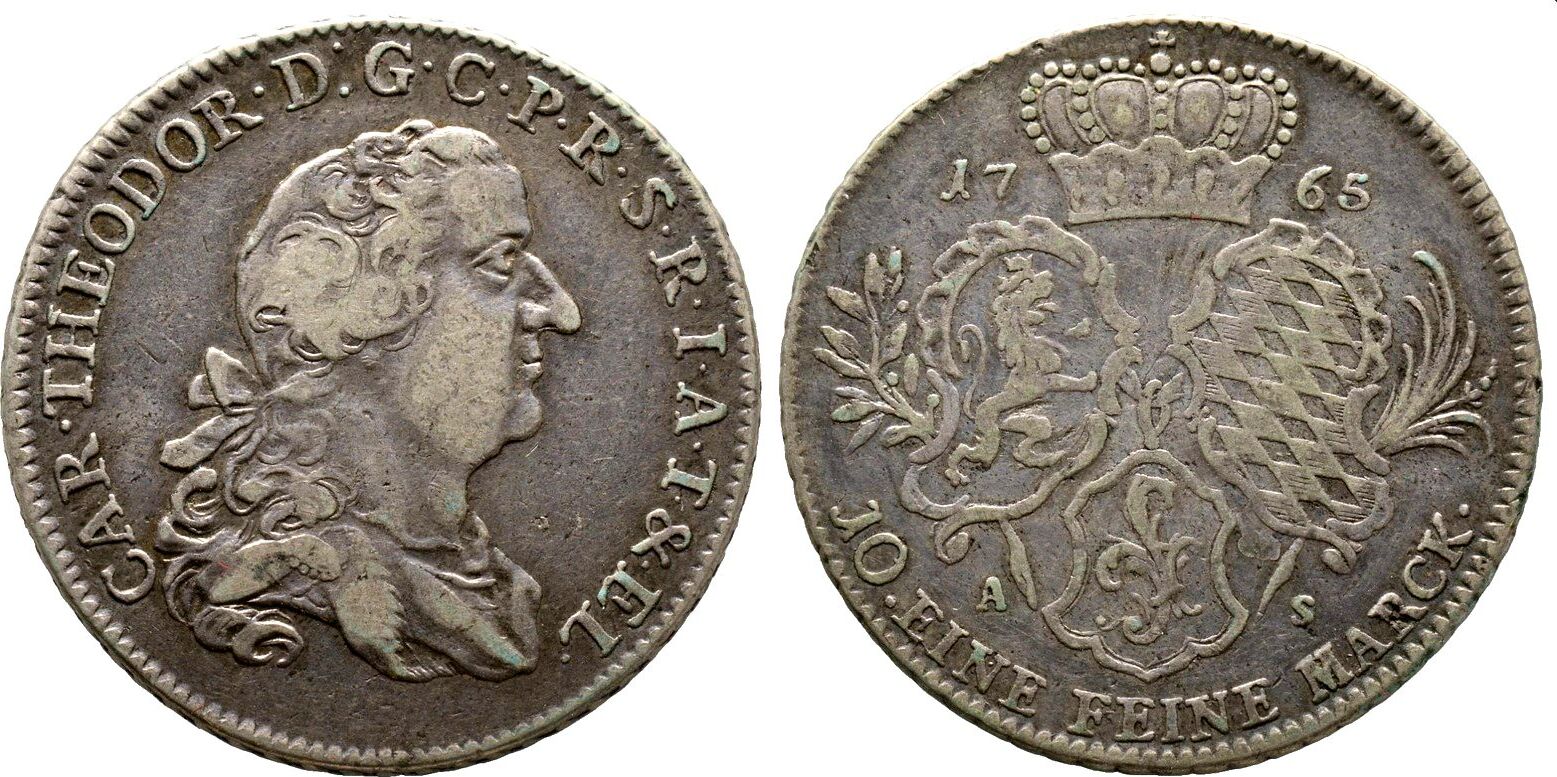 Pfalz Kurf rstentum Taler 1765 Karl Theodor 1733 1799 AEF MA Shops pfalz-kurf-rstentum-taler-1765-karl-theodor-1733-1799-aef-ma-shops