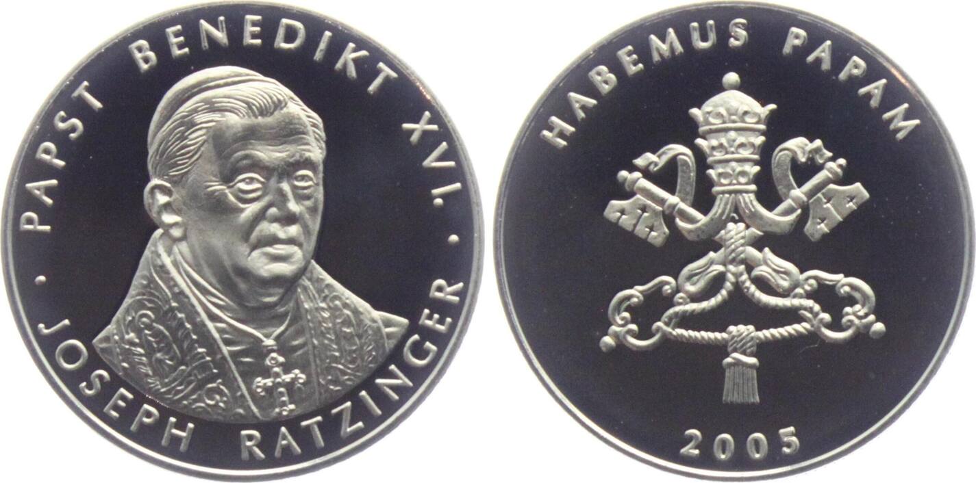 Vatikan Medaille 2005 Papst Benedikt XVI. - Joseph Ratzinger (2005-2013 ...