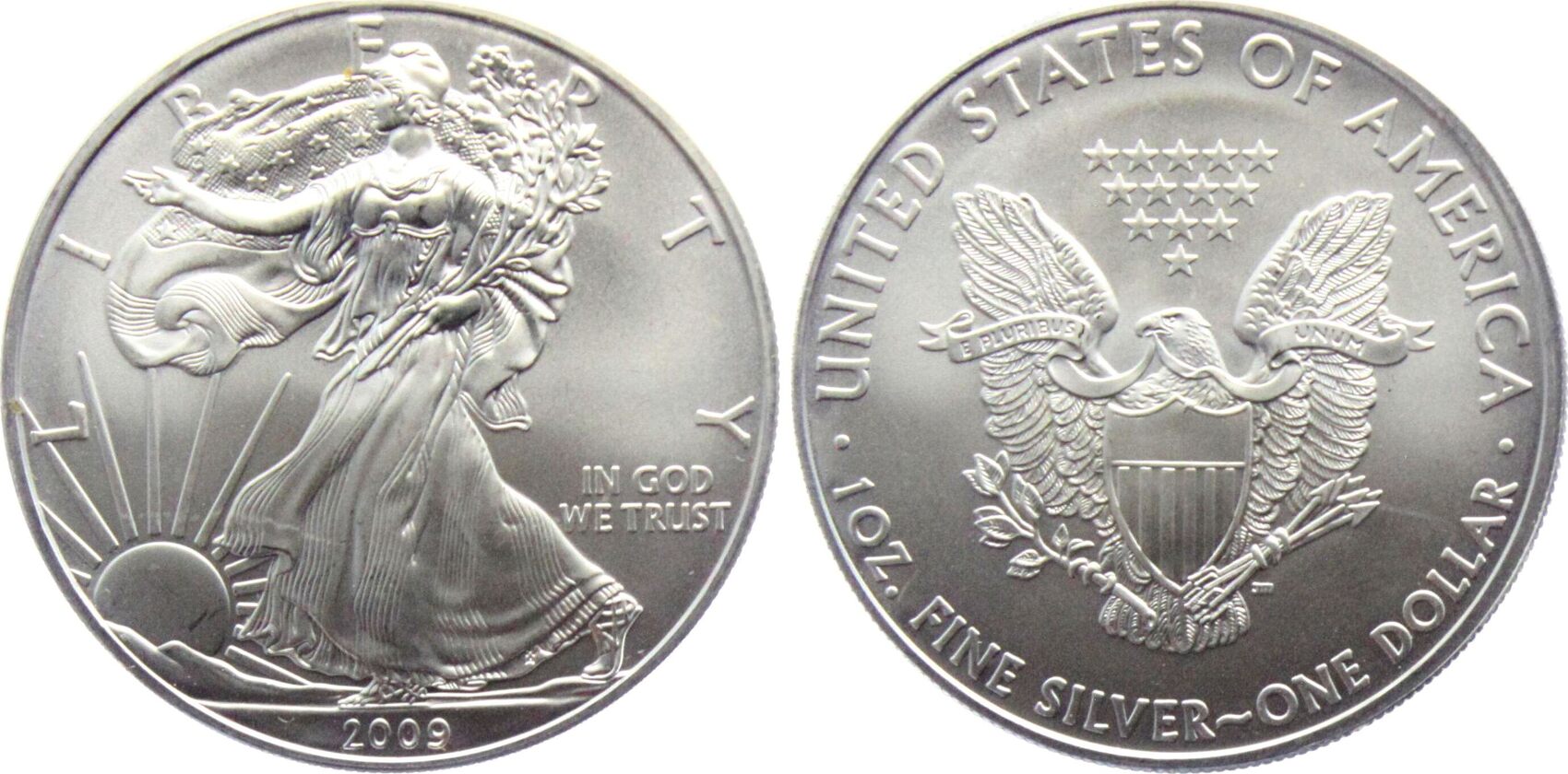 USA 1 Dollar 2009 Silber Eagle - 1 Unze BU | MA-Shops