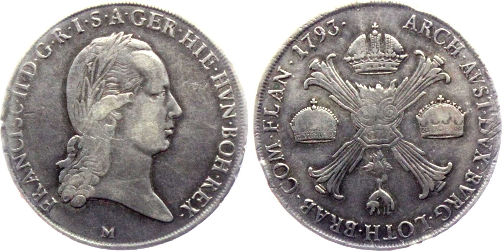 Haus Habsburg - Österreich Kronentaler 1793 M Franz II. (I.) - 1792-1735 40,6 | MA-Shops