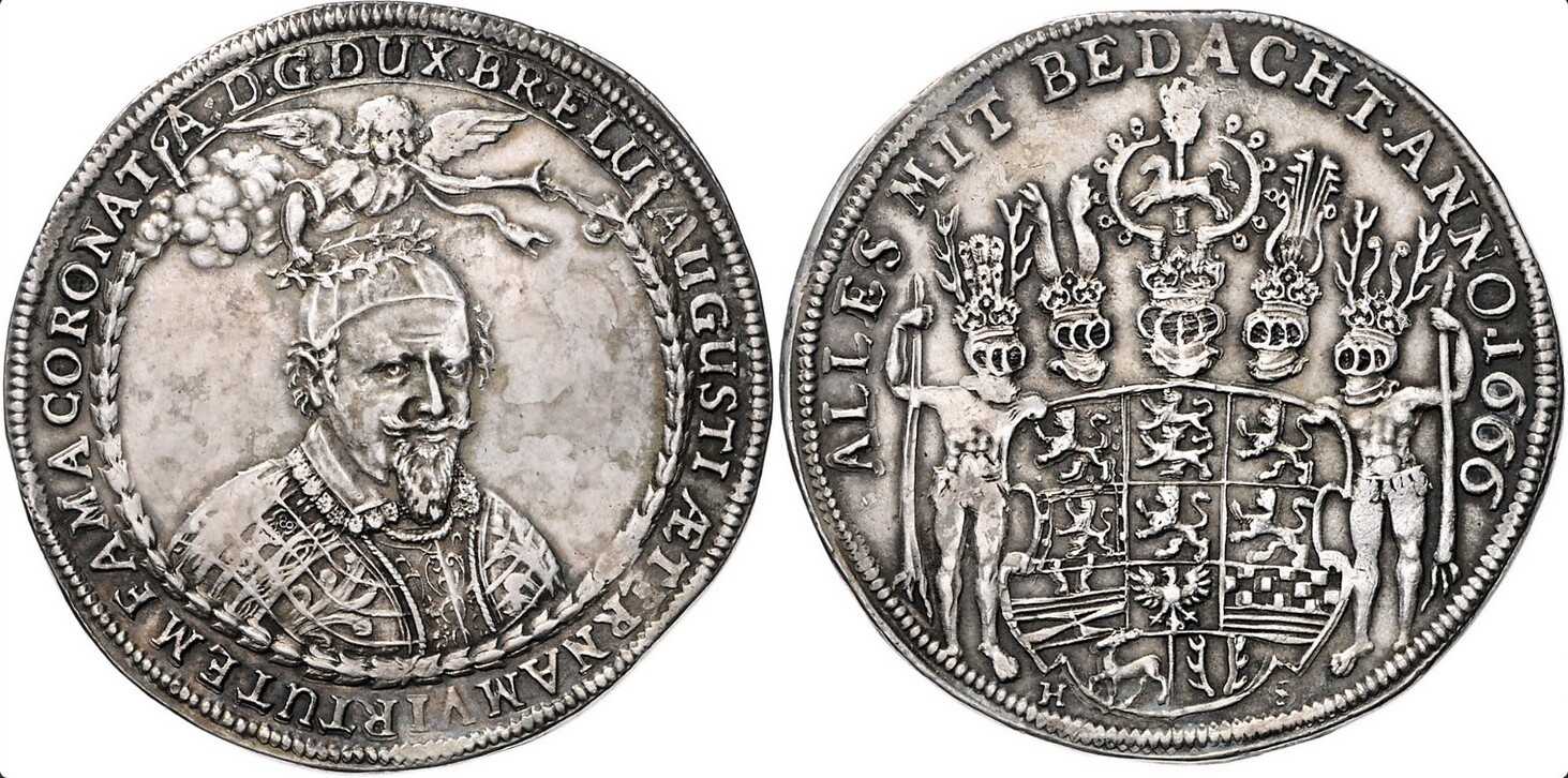 Braunschweig-Wolfenbüttel Taler - (sog. "Schöner Taler") 1666 HS ...