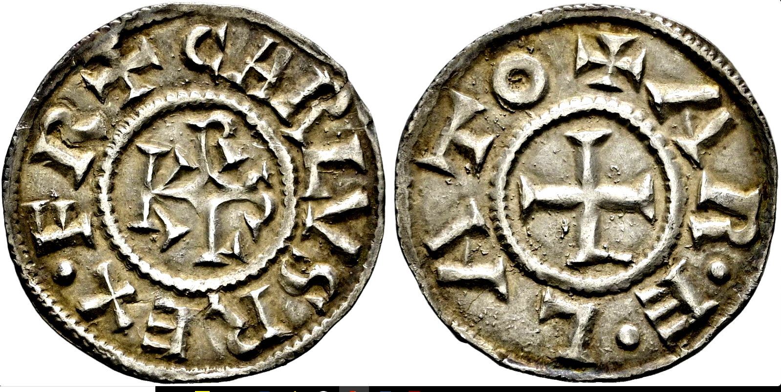 Karolinger-Frankreich Denar 768-814 - Arles Karl der Große (768-814 ...