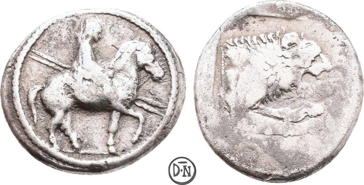 Perdikkas II (451-413) Tetrobol ca. 443/442-438/437 v. Ch makedonischer ...