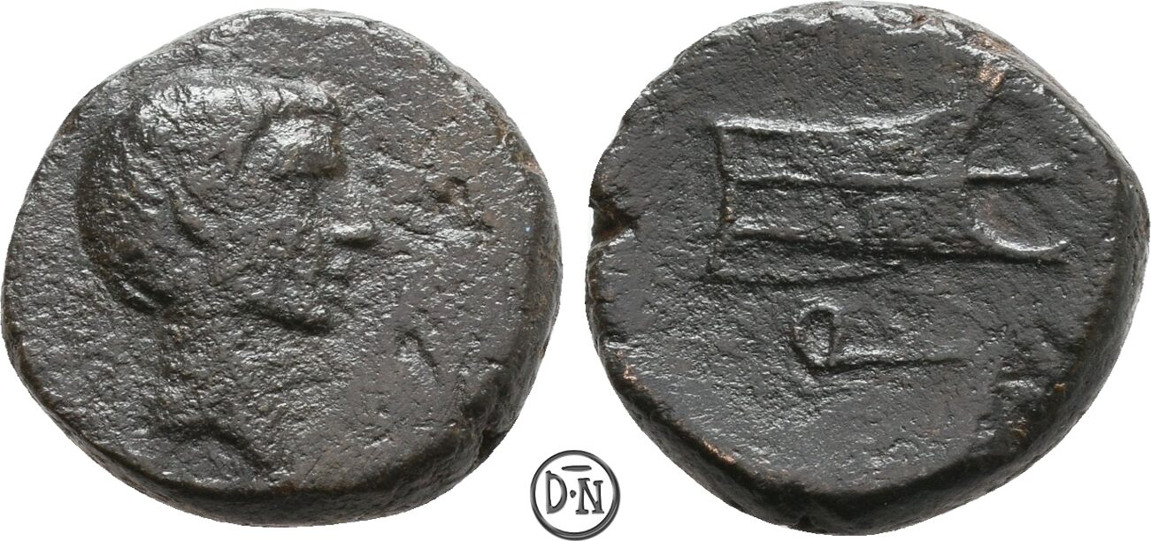Octavianus? C. Sosius? Lokalbronze zweite Hälfte 1. Jhdt. v ...