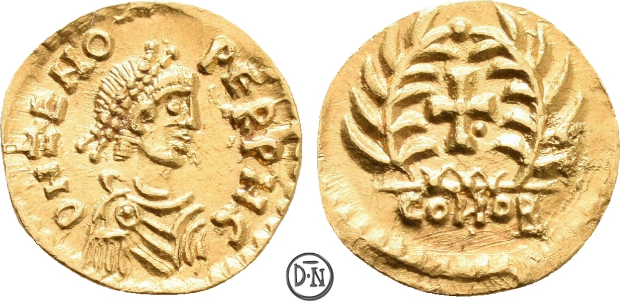 Germanenkönig Odoacer (476-493) Tremissis 476/480-491 n. Chr ...