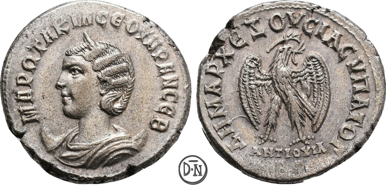 Otacilia Severa (244-248) Billon-Tetradrachme 247 n. Chr. Antiochia ...