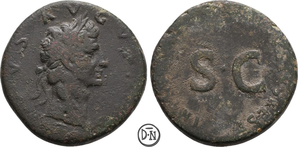 Divus Augustus (+ 14 n. Chr.) Sesterz 97-98 n. Chr. Roma ...