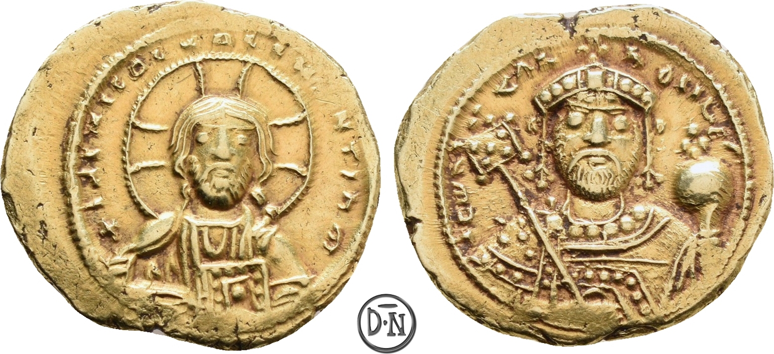 Konstantinos IX Monomachos (1042-1055) Tetarteron Nomisma 1042-1055 n ...