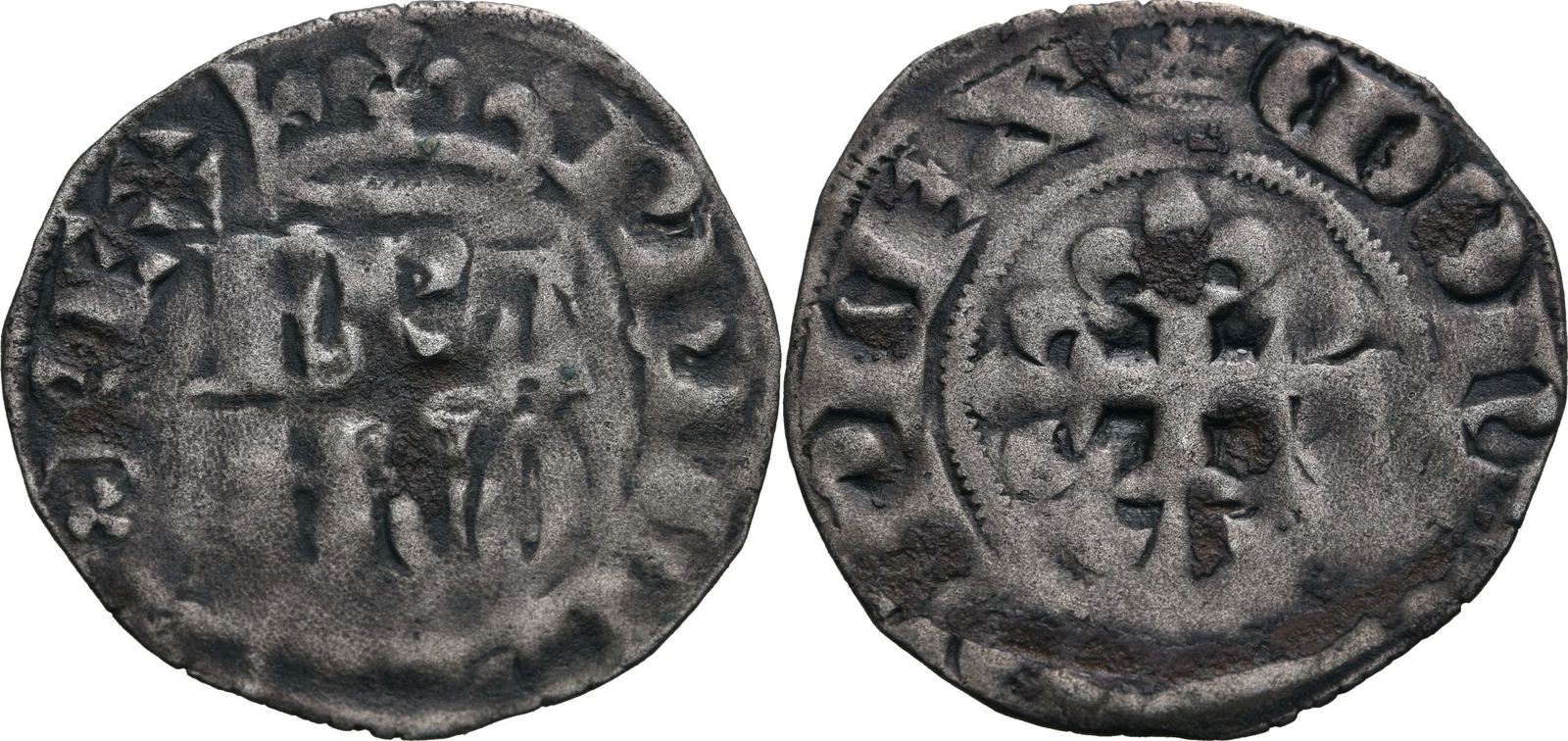 Frankreich, Königreich Double parisis 1. Emission 1346 Philippe VI ...