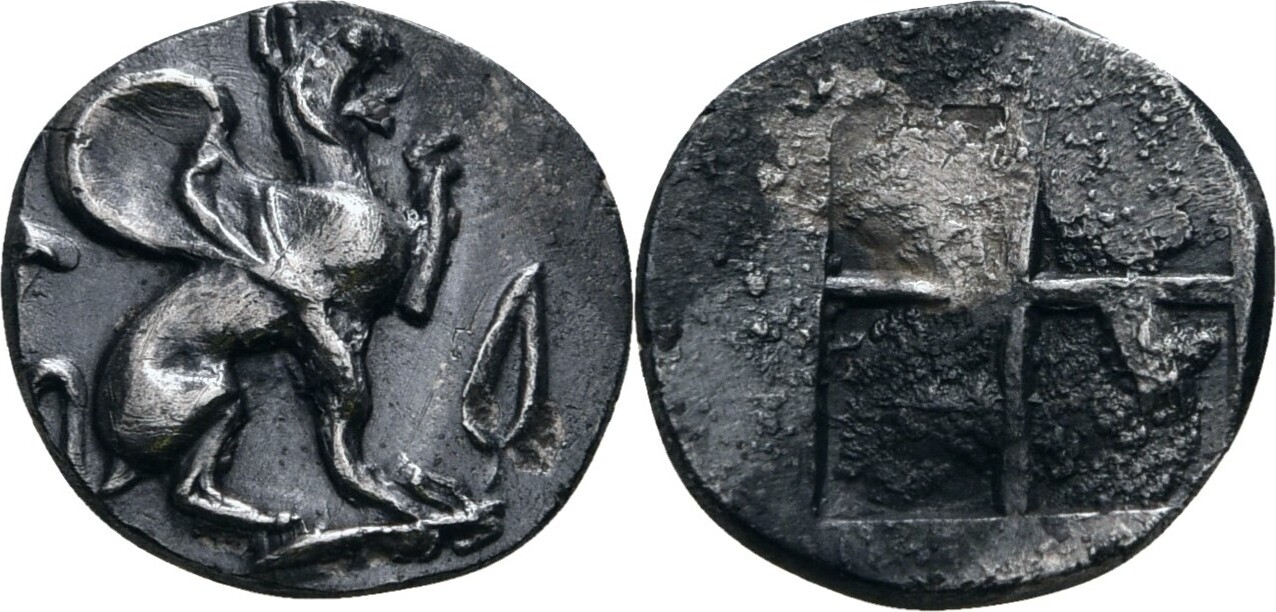 Ionien Tritemorion ca. 478-449 v. Chr. Teos aEF, feine Tönung | MA-Shops