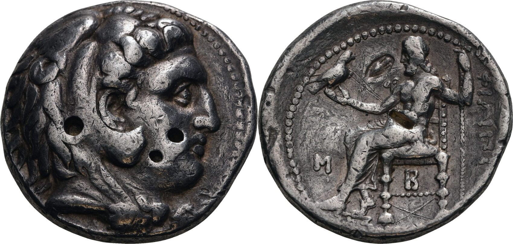 Makedonien Tetradrachme, Babylon ca. 323-317 v. Chr. Philippos III ...