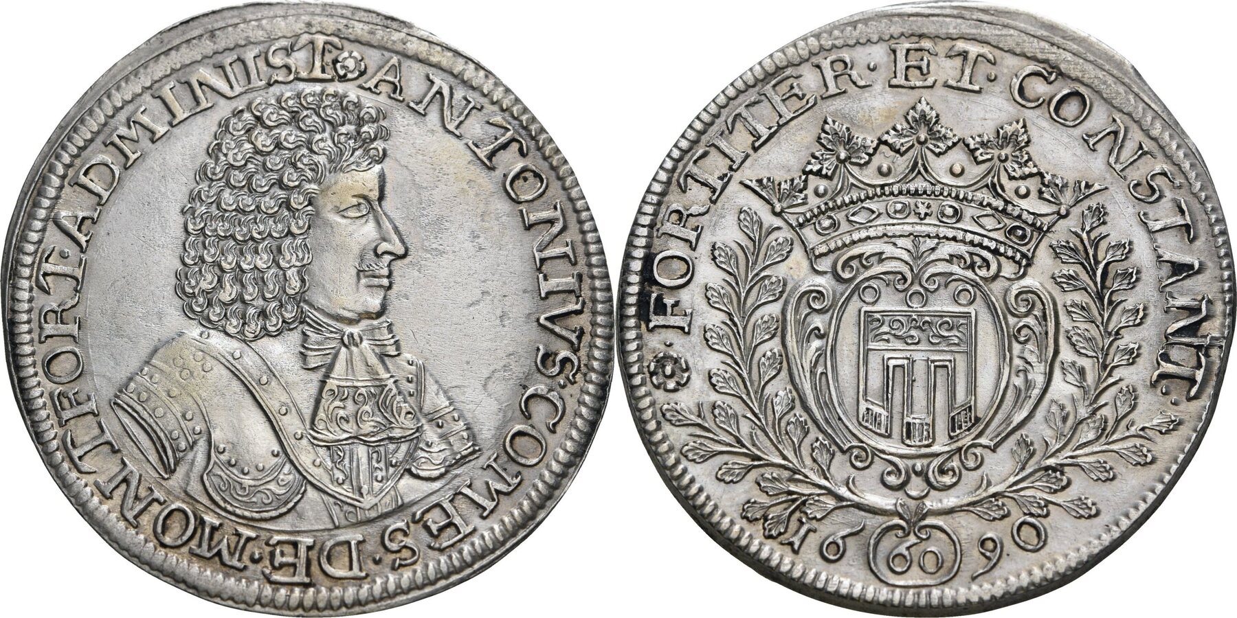Montfort 60 Kreuzer (Gulden), Langenargen 1690 Anton V., 1686-1693 aEF | MA-Shops