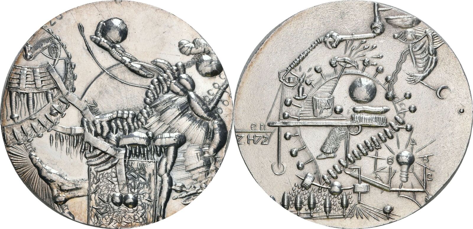 Österreich Silbermedaille 1972 v. Helmut Zobl, Welttaler II. EF | MA-Shops
