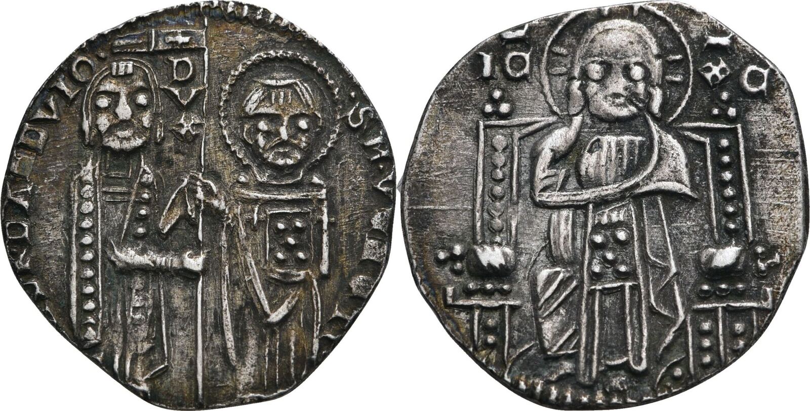 Italien - Venedig Grosso o.J. Francesco Dandolo, 1328-1339 VF Русские ...