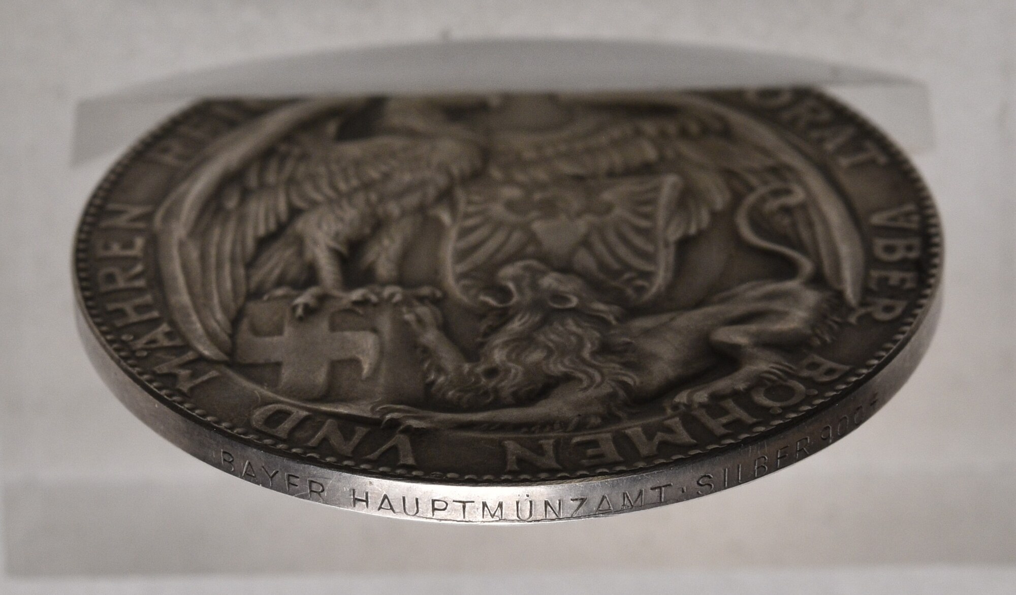 Karl Goetz Silbermedaille 1939 auf das Reichsprotektorat über Böhmen und Mähren CH UNC ...