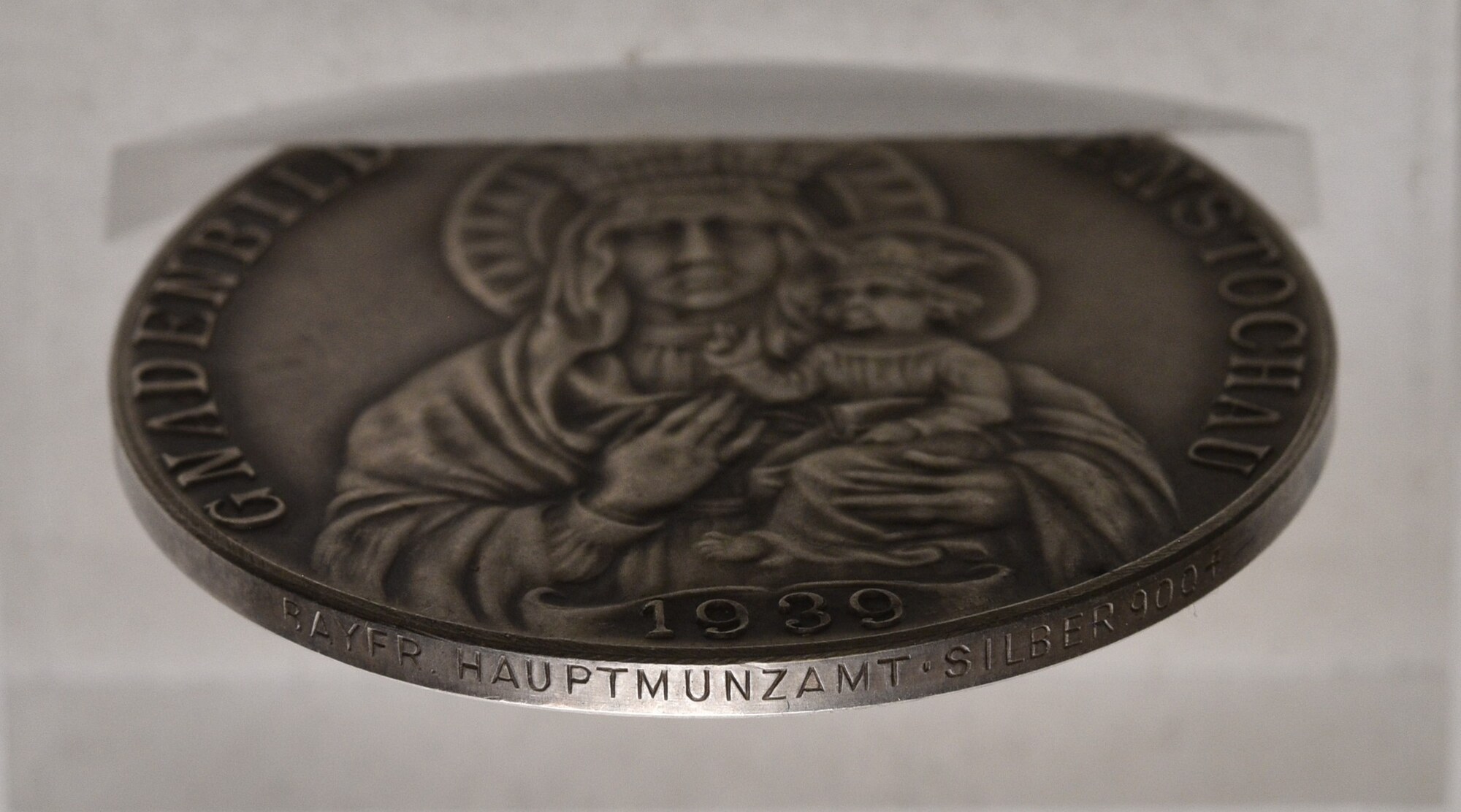 Karl Goetz Silbermedaille 1939 auf die Einnahme von Tschenstochau (Chestochowa) CH UNC ...